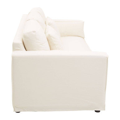 Menton 3 Seat Cream Sofa – Bargainia.com