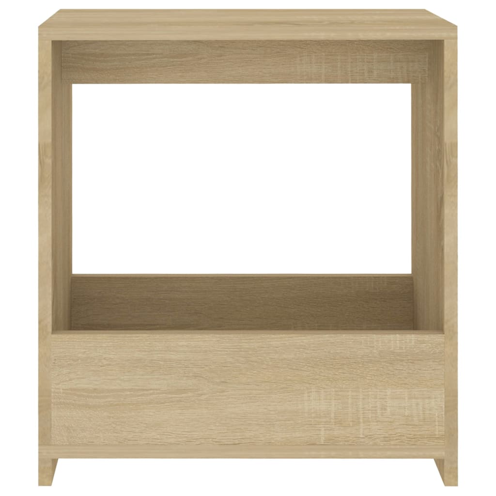 Side Table Sonoma Oak 50x26x50 cm Engineered Wood – Bargainia.com