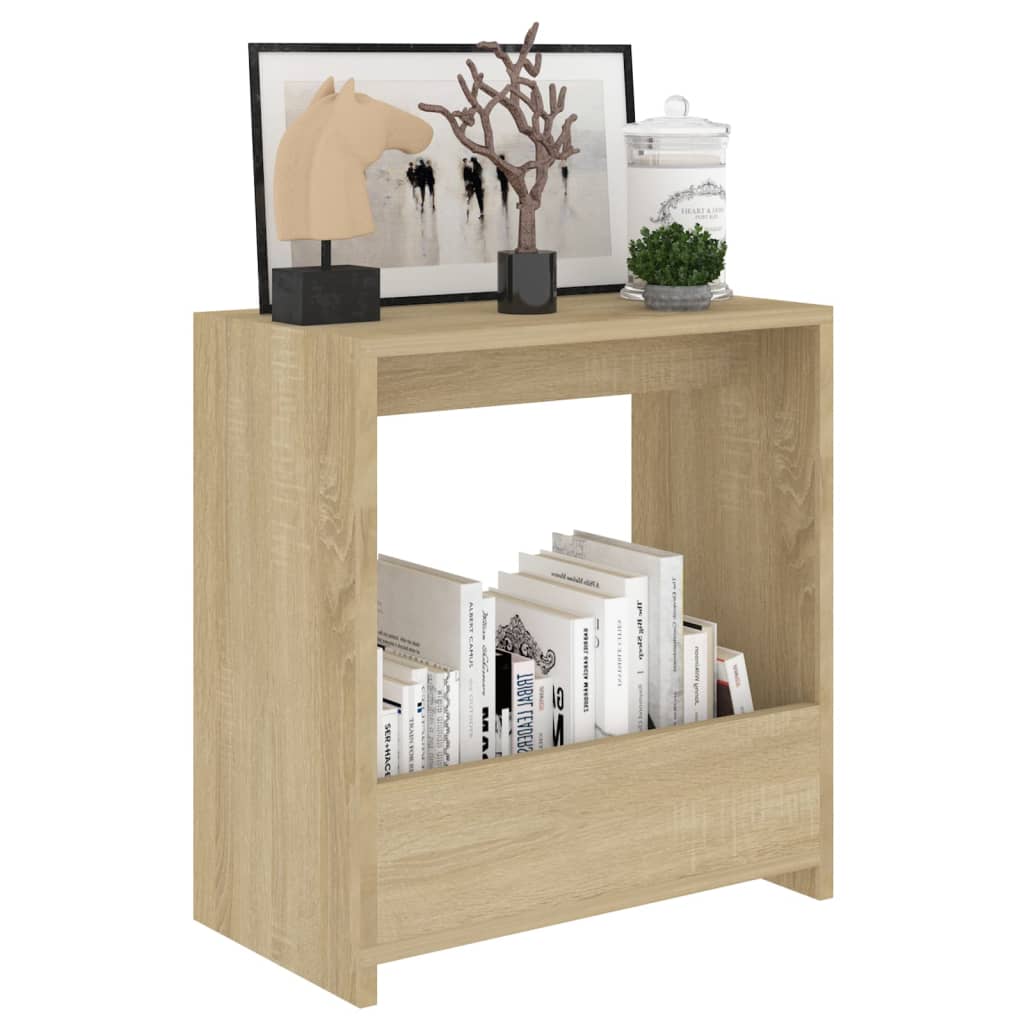Side Table Sonoma Oak 50x26x50 cm Engineered Wood – Bargainia.com